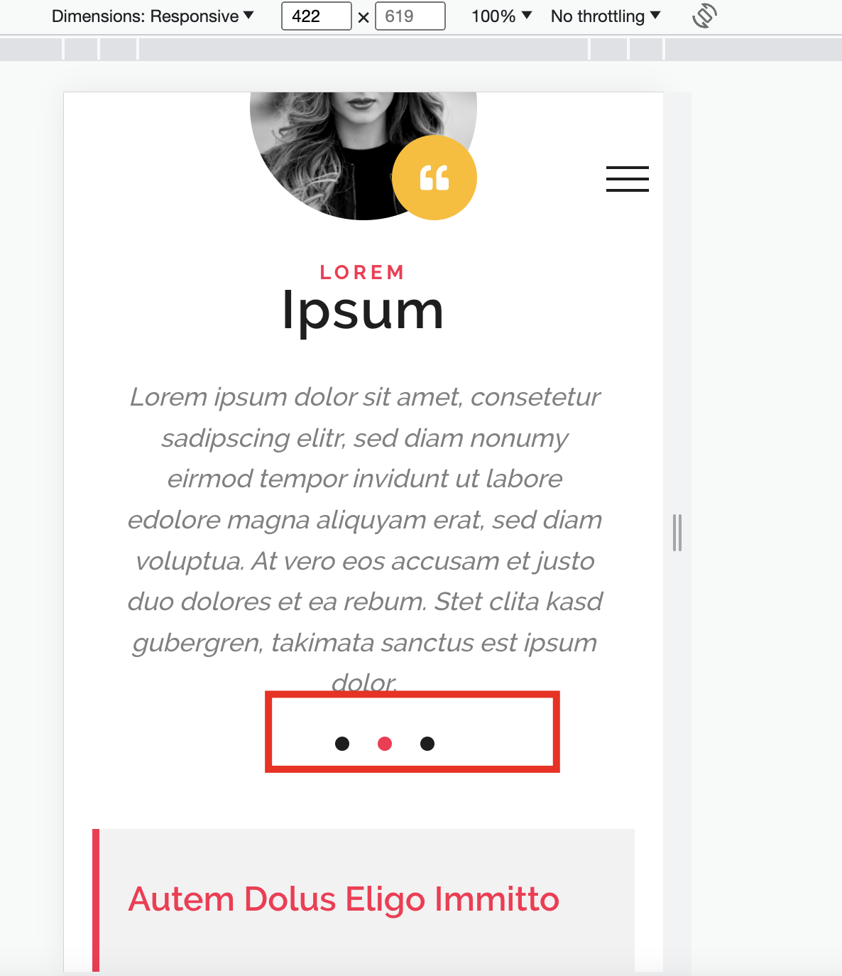 Slick dots are not center aligned on mobile screen. [#3387234] | Drupal.org